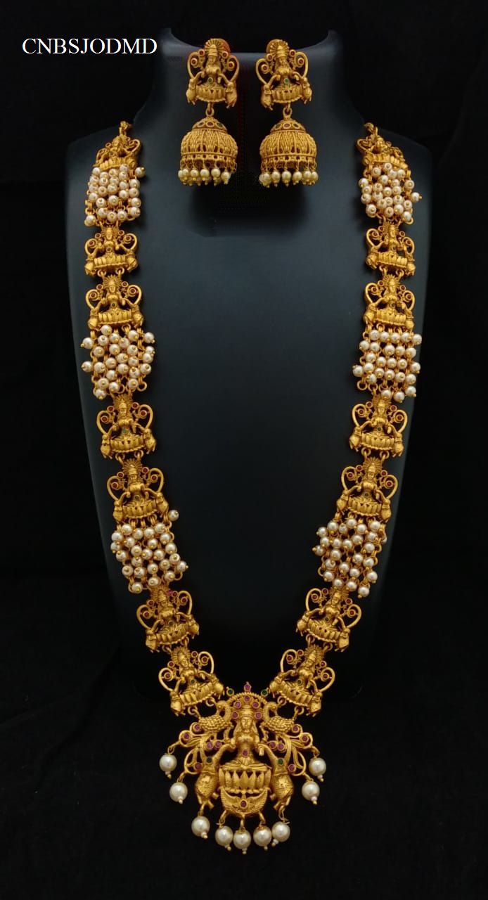 DESIGNER TEMPLE NECKLACE SET