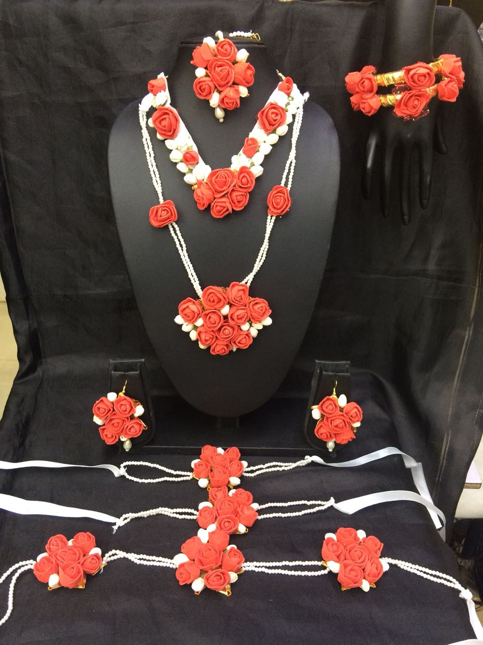 ARTIFICIAL FLOWER BRIDAL SET