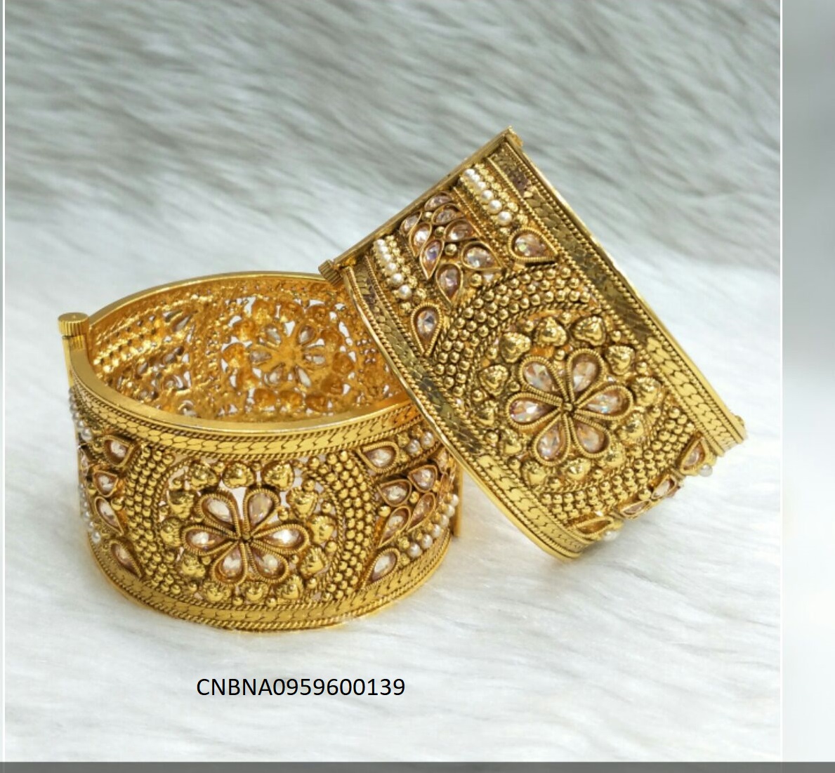 PARTYWEAR POLKI WEDDING BANGLES